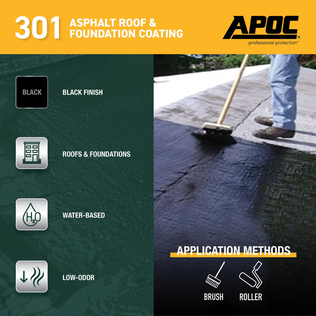 APOC® 301Asphalt Roof & Foundation Coating